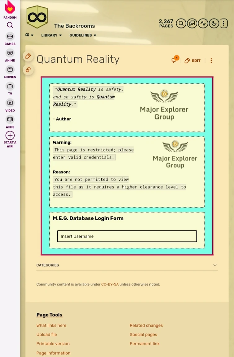 Backrooms Wiki stole my password! | Fandom