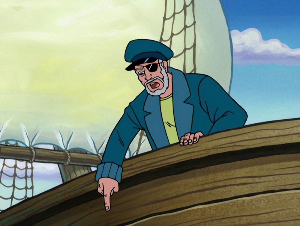 HEY BARNACLE BOY, MAKE SURE YOU SCRAPE THE BARNACLES UNDERNEATH TOO ...