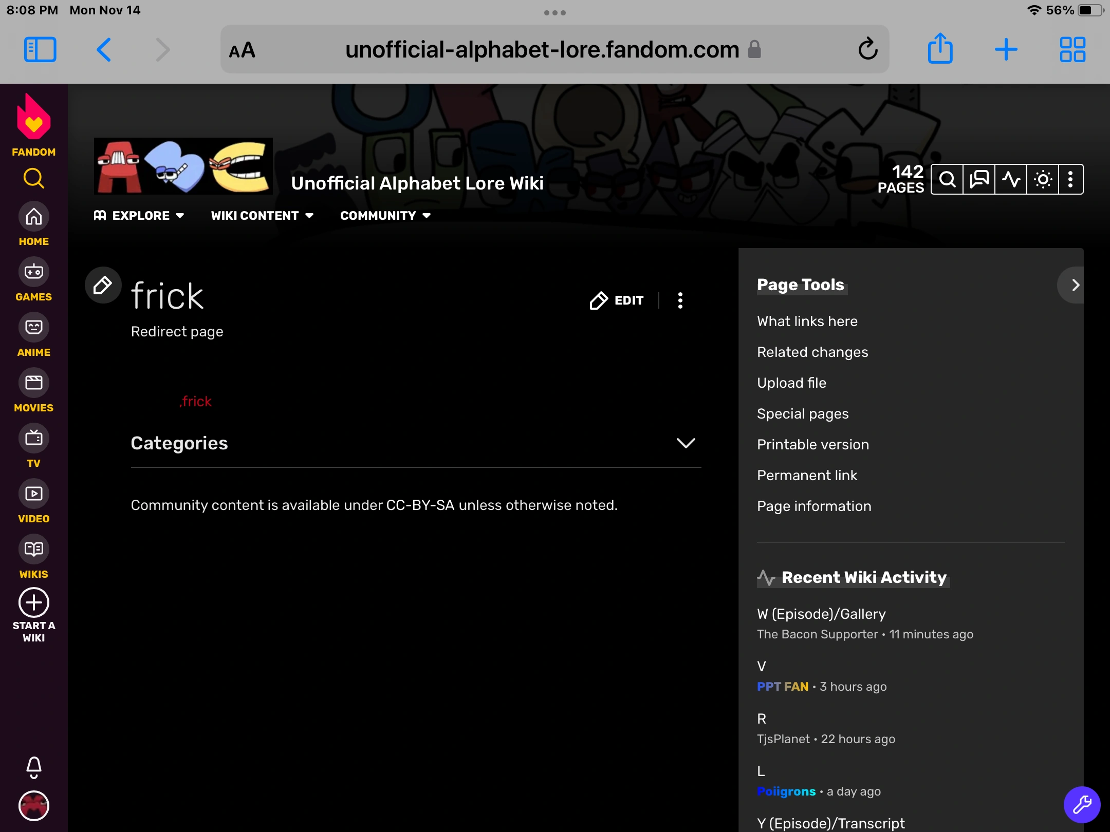 What the frick happened to frick? | Fandom