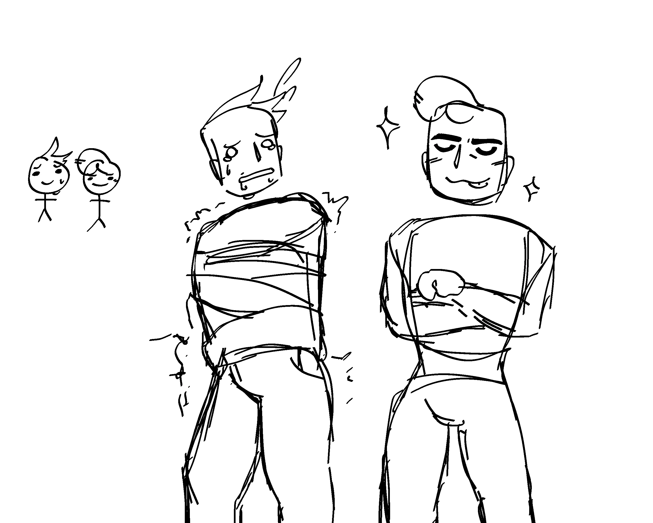 Men. Stickmen. Anatomy practice. | Fandom