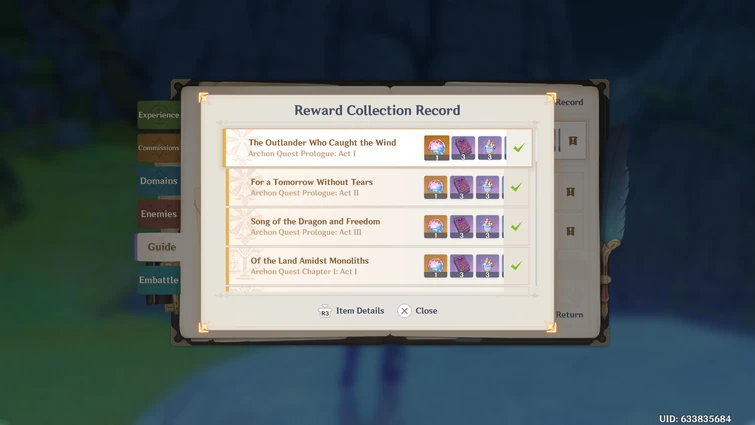 PSA: Don’t forget to claim the retroactive Archon Quest rewards. | Fandom