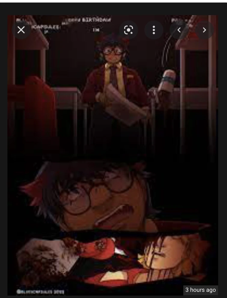 OMG NOOOO HEAVY SPOILERS AND TRIGGER WARNING GORE, BLOOD, ECT(sorry for laggy photos) | Fandom