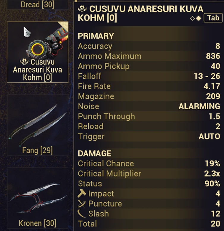 This good for a first kuva weapon? | Fandom