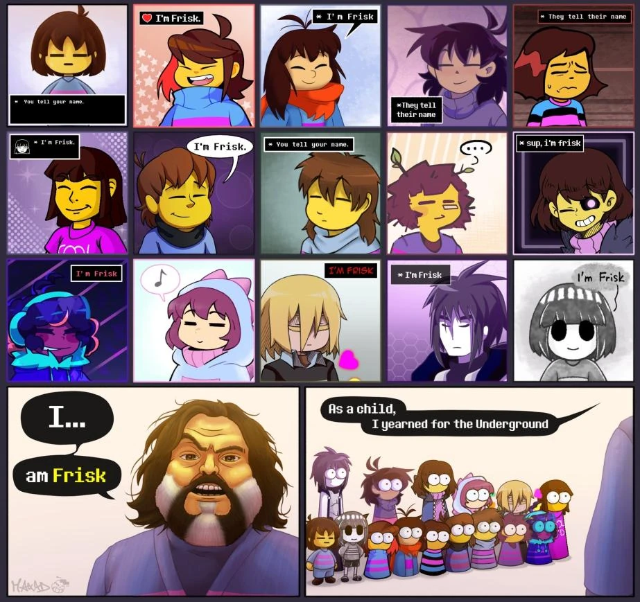 Maybe the real Evil undertale Au Fanon Wiki was the friends we made ...