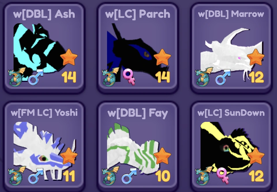 Trading (**not selling**) DBL/LEGEND COLOR worlds | Fandom