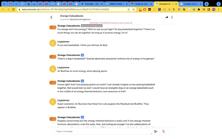 I made my own character AI for Orange! | Fandom
