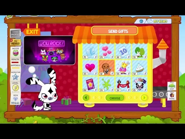 Moshi monsters video gifts | Fandom