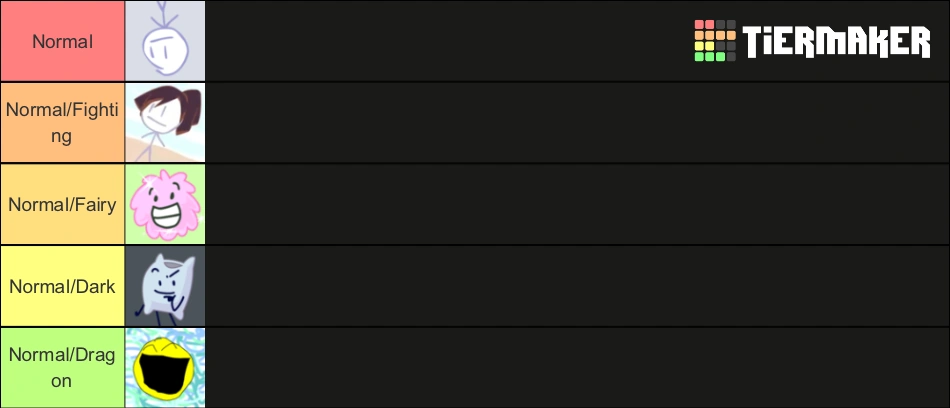 bfb with type matchups.. 1 | Fandom