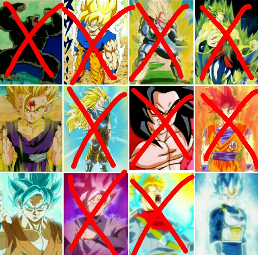 Saiyan Forms Semi-Final(1 vote) | Fandom