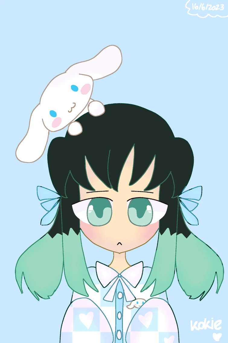 Muichiro plus my favourite helo kitty character! | Fandom