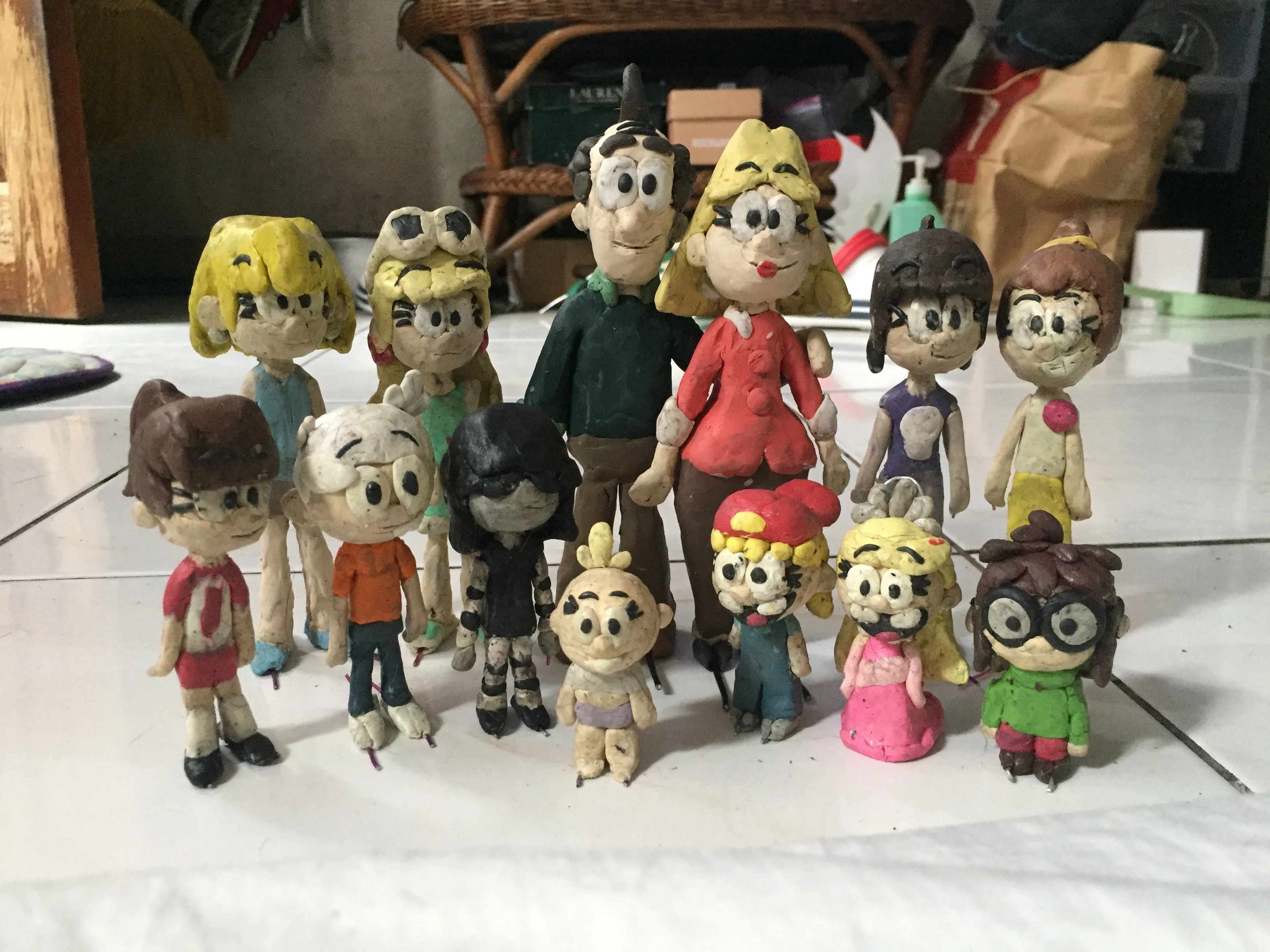 Clay figures of the Louds | Fandom