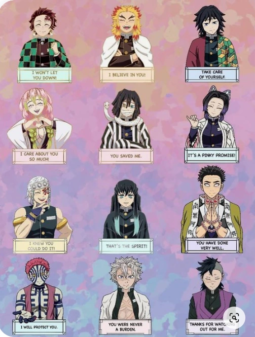 Motivation From KNY Characters To Start Off Your Day!