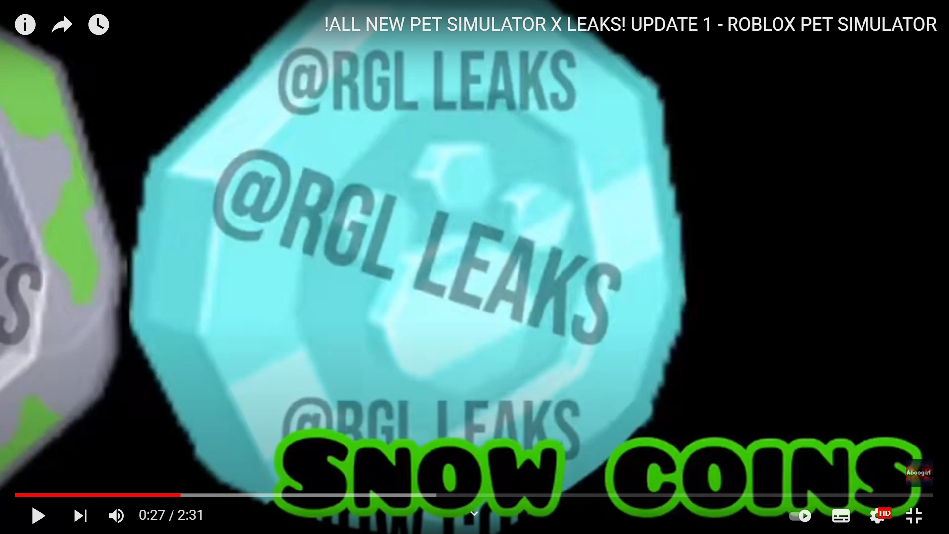 remember snow coin from the first leak update pet simulator x? | Fandom