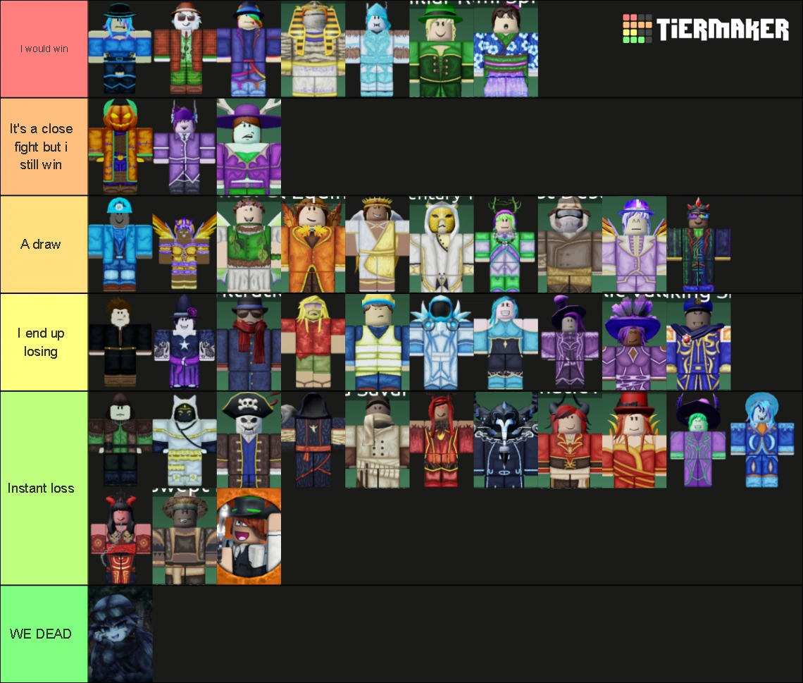 Every map skins whether or not i could beat them in a fight | Fandom