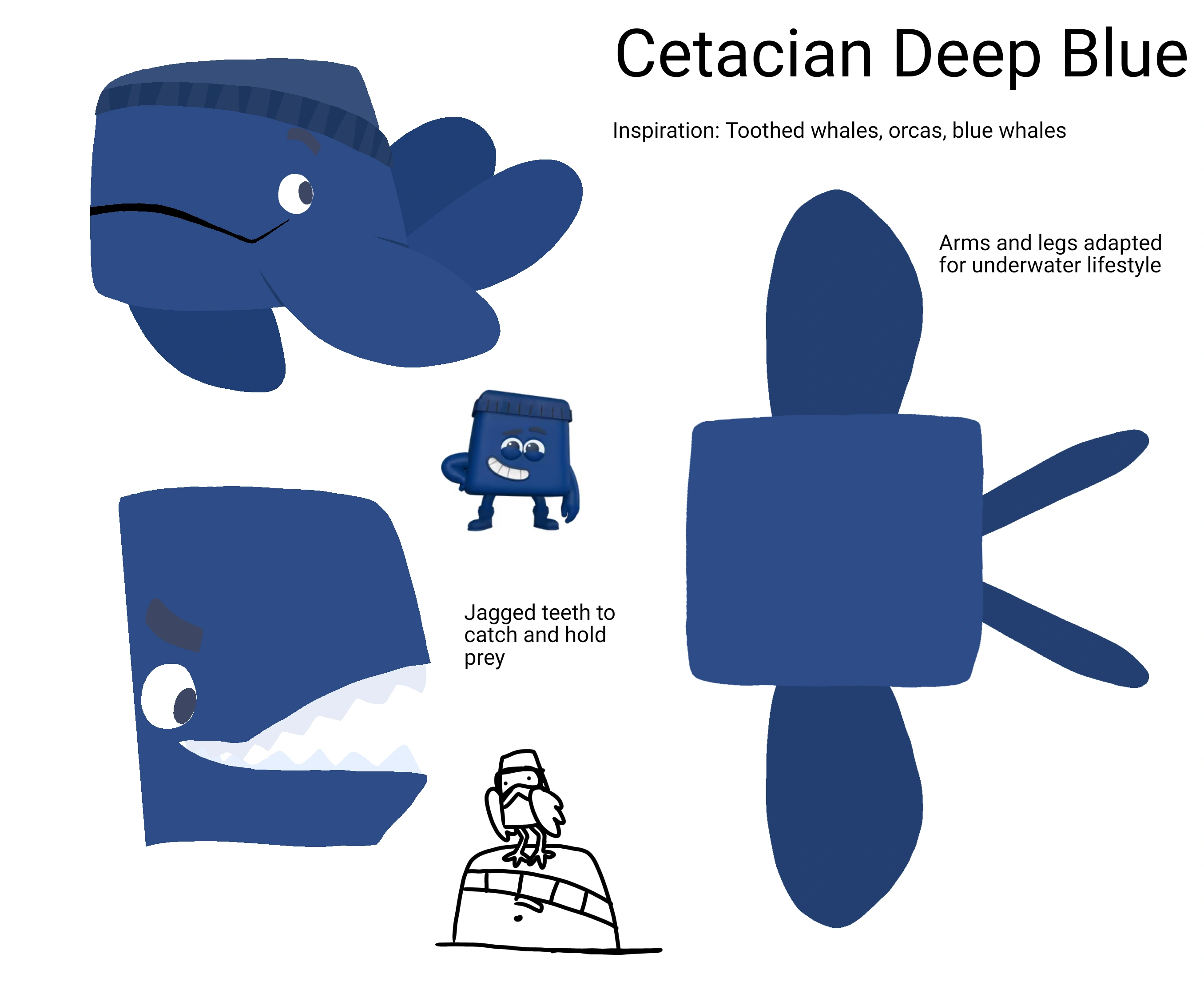 Deep Blue as a Cetacean | Fandom