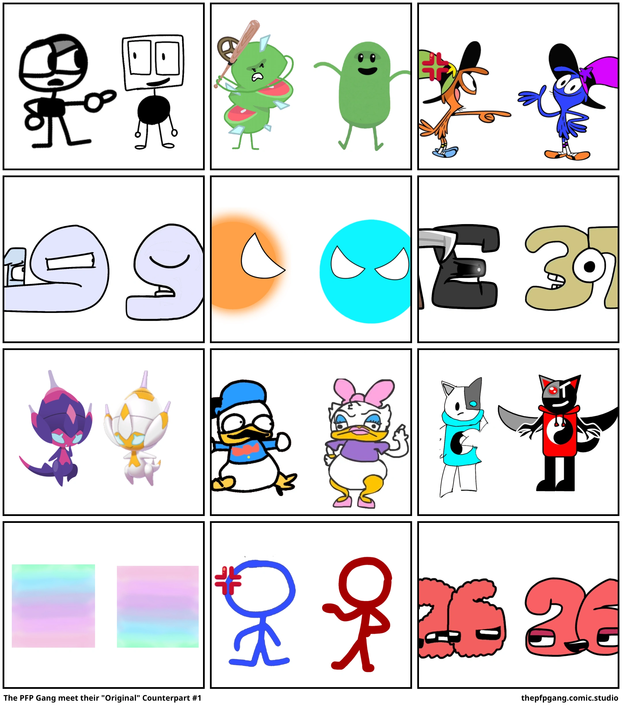 The PFP Gang meet their "Original" Counterpart. | Fandom