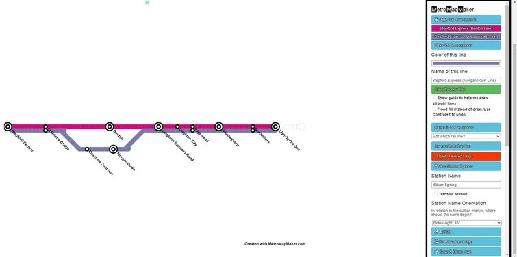 Stepford Express map made by me | Fandom