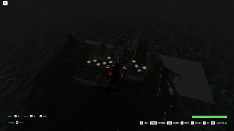 so I was in a private server and I was flying over Ronograd Island and ...