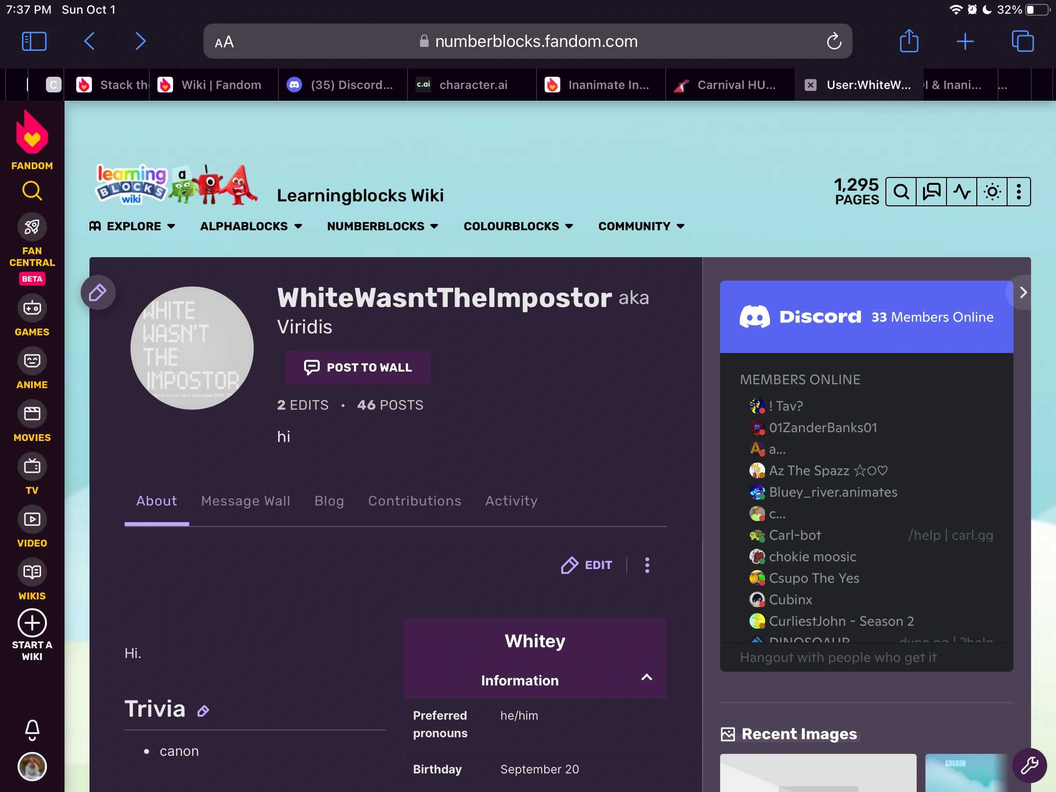 Last word of username of Whitey! | Fandom