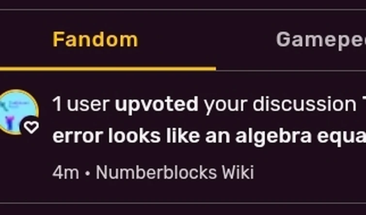 This error looks like an algebra equation | Fandom