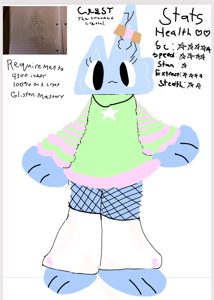 Meet my new adopted oc Cryst The Cracked Crystal! | Fandom
