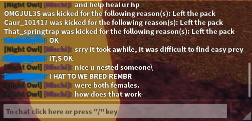 congratulated a packmate for nesting someone and this is what they respond with.. | Fandom