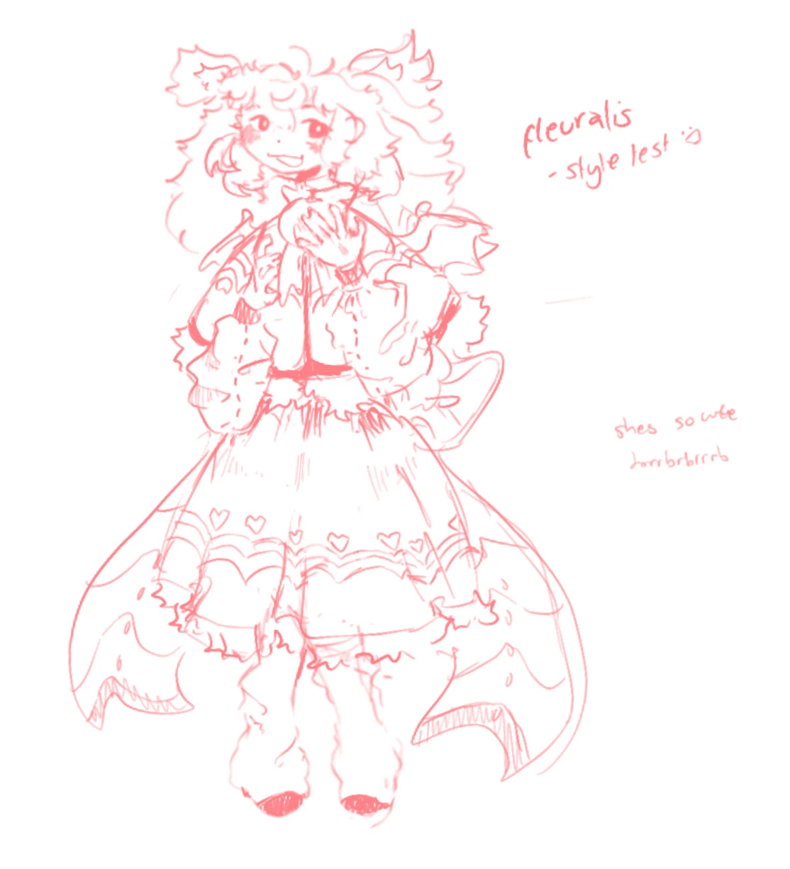 fleuralis girl!! (art style test wip) | Fandom