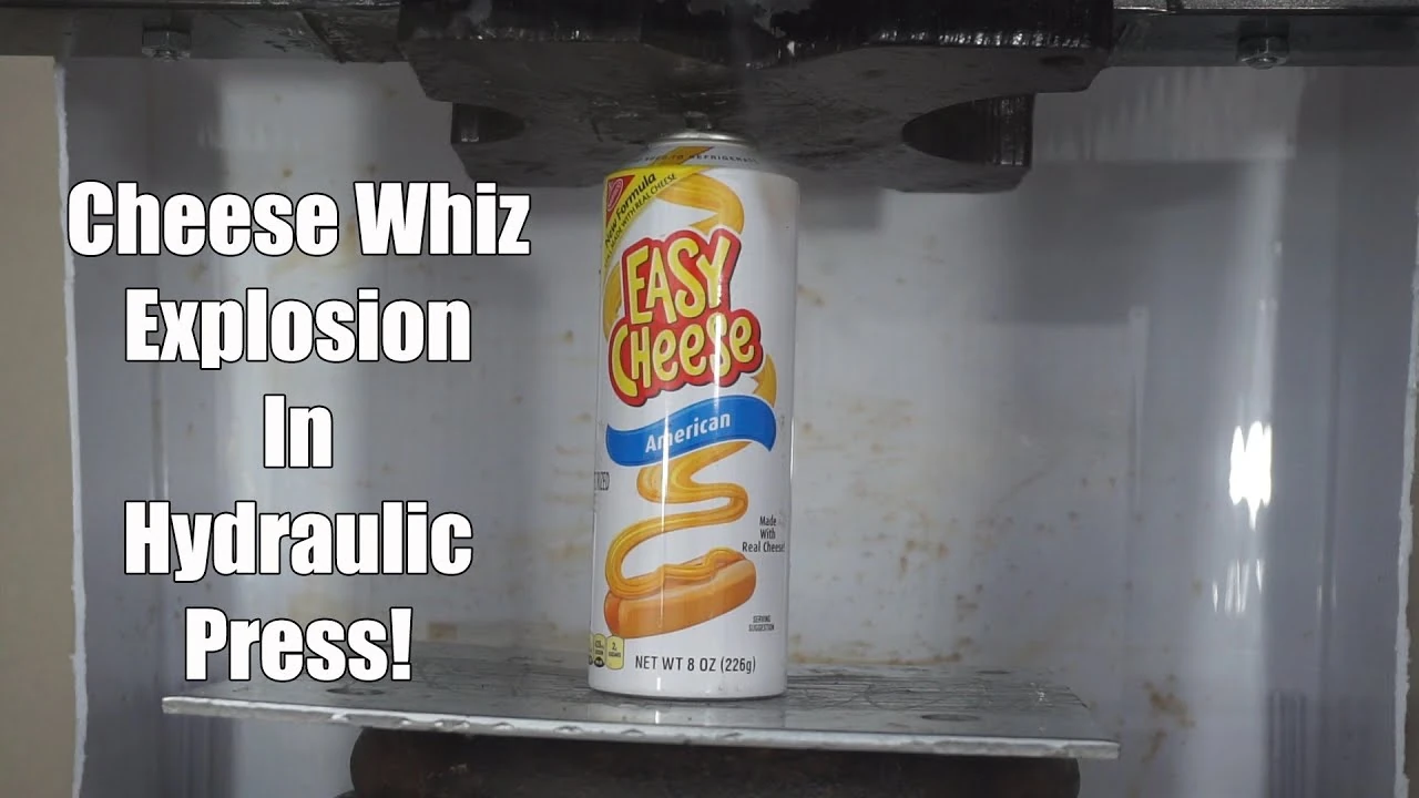 tragic incident: cheese explodes by hydraulic press 😭😭😭😭 | Fandom