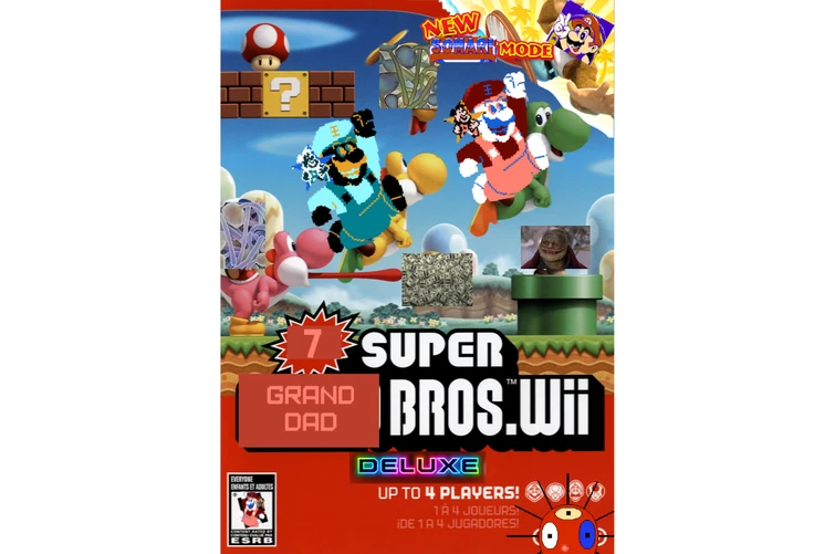 7 Super Grand Dad Bros Wii Deluxe cover art | Fandom