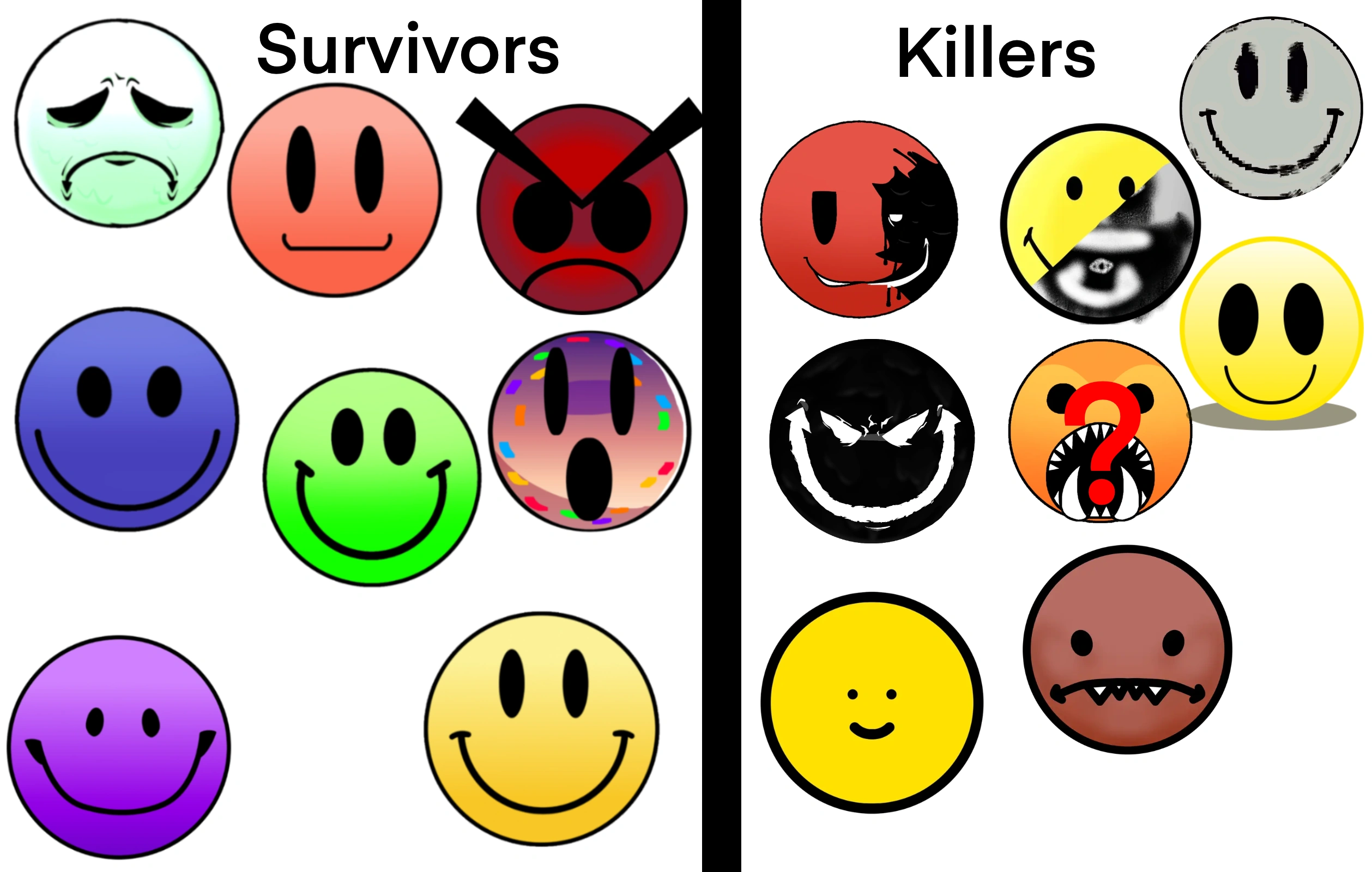 My extremely deranged concept for an asymmetrical glaggleland game idea ...