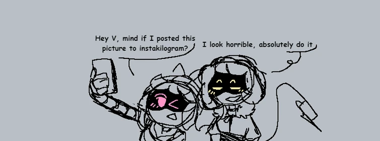 i think v x lizzy is a funny ship, have dumb art | Fandom