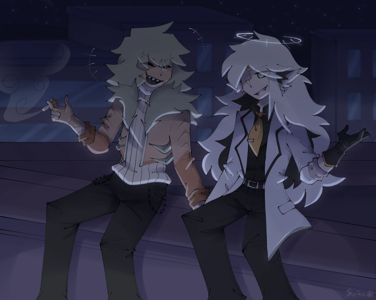 Late night chat [Human Aer, Ghib] | Fandom