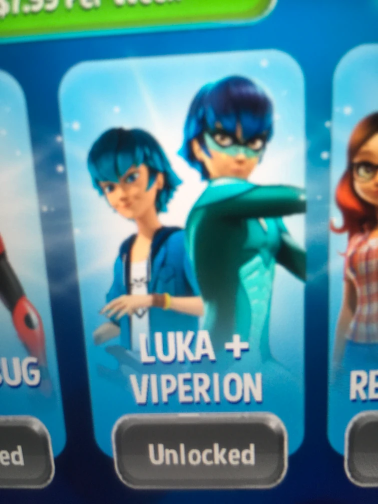 I unlocked luka/viperion on miraculous ladybug running game! | Fandom