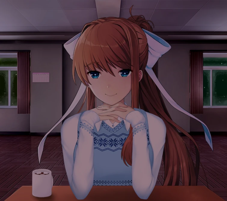 What do you think of Monika with blue eyes? | Fandom