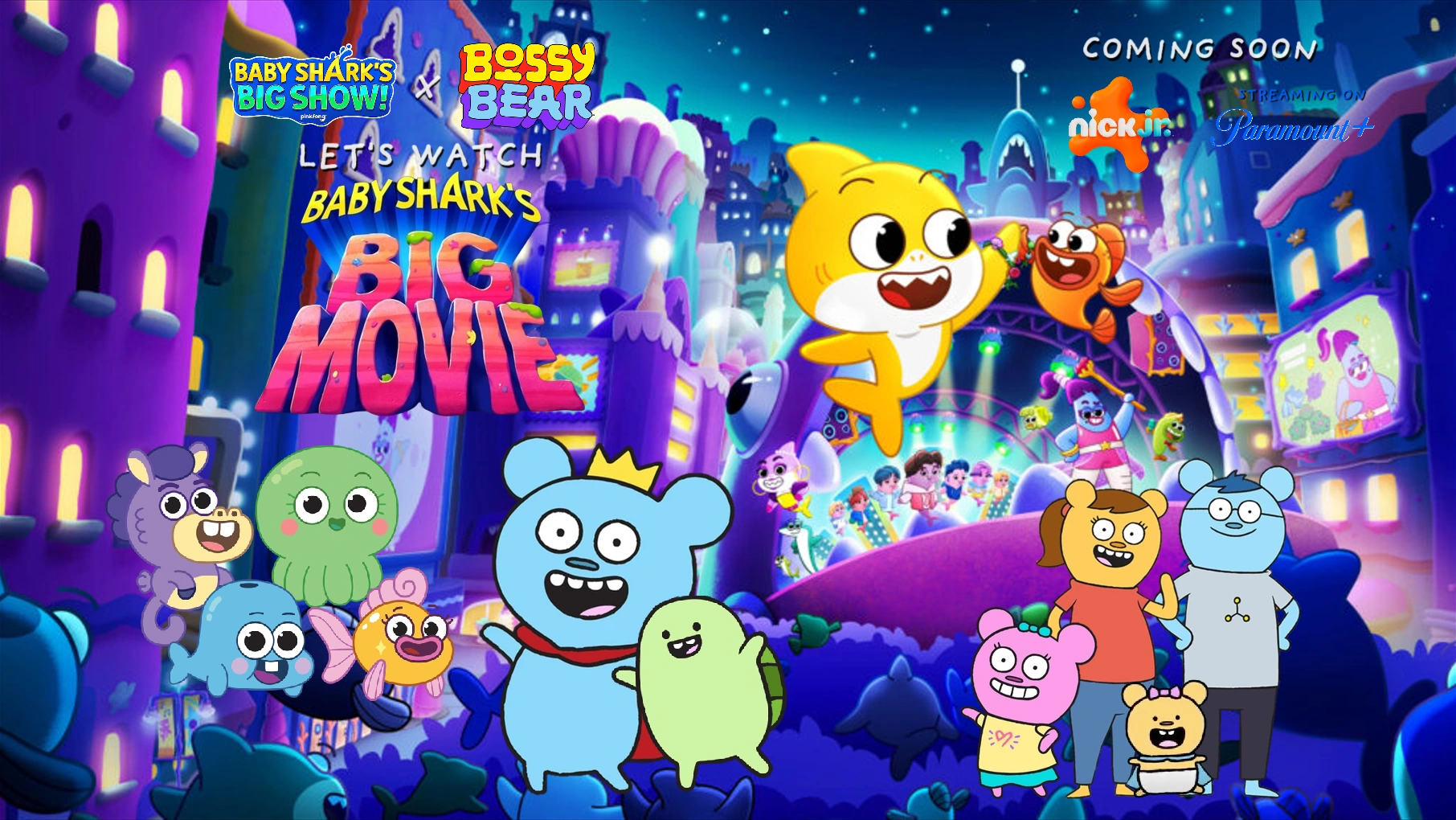 Baby Shark's Big Show! × Bossy Bear 1-Hour Crossover Special Idea ...