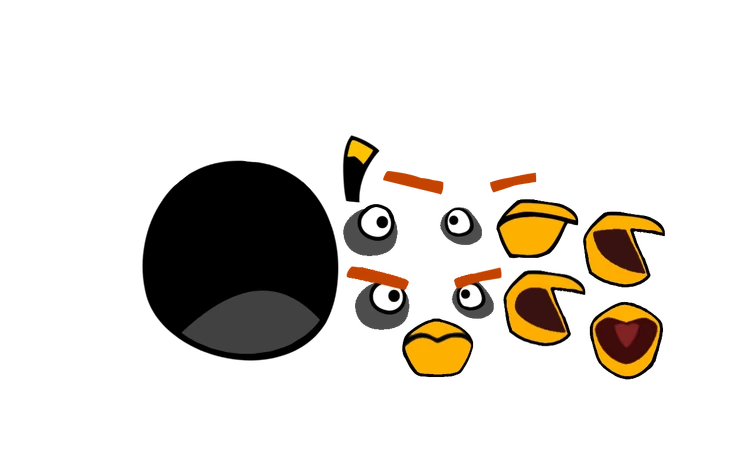 angry birds sprites I made | Fandom