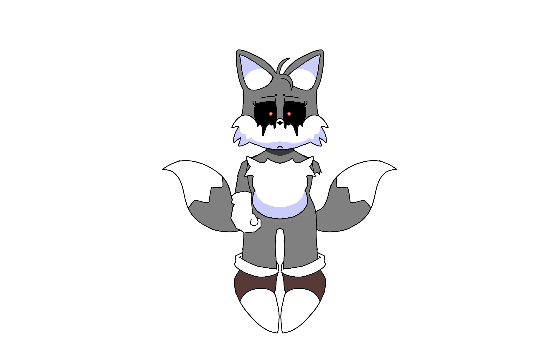 Finished render of Peace.Tails and her before self | Fandom