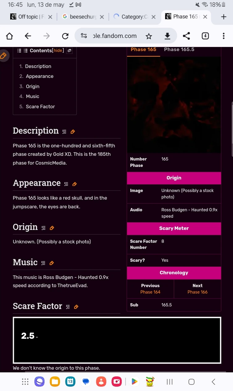 What website do you think the origin of Gold XD's phase 165 is from ...