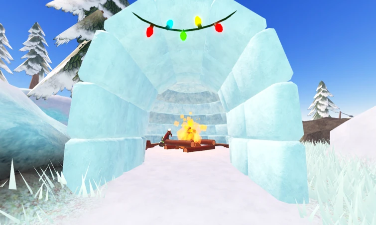 Igloo tutorial (+number of cubes & gold flakes): In case anyone was as ...