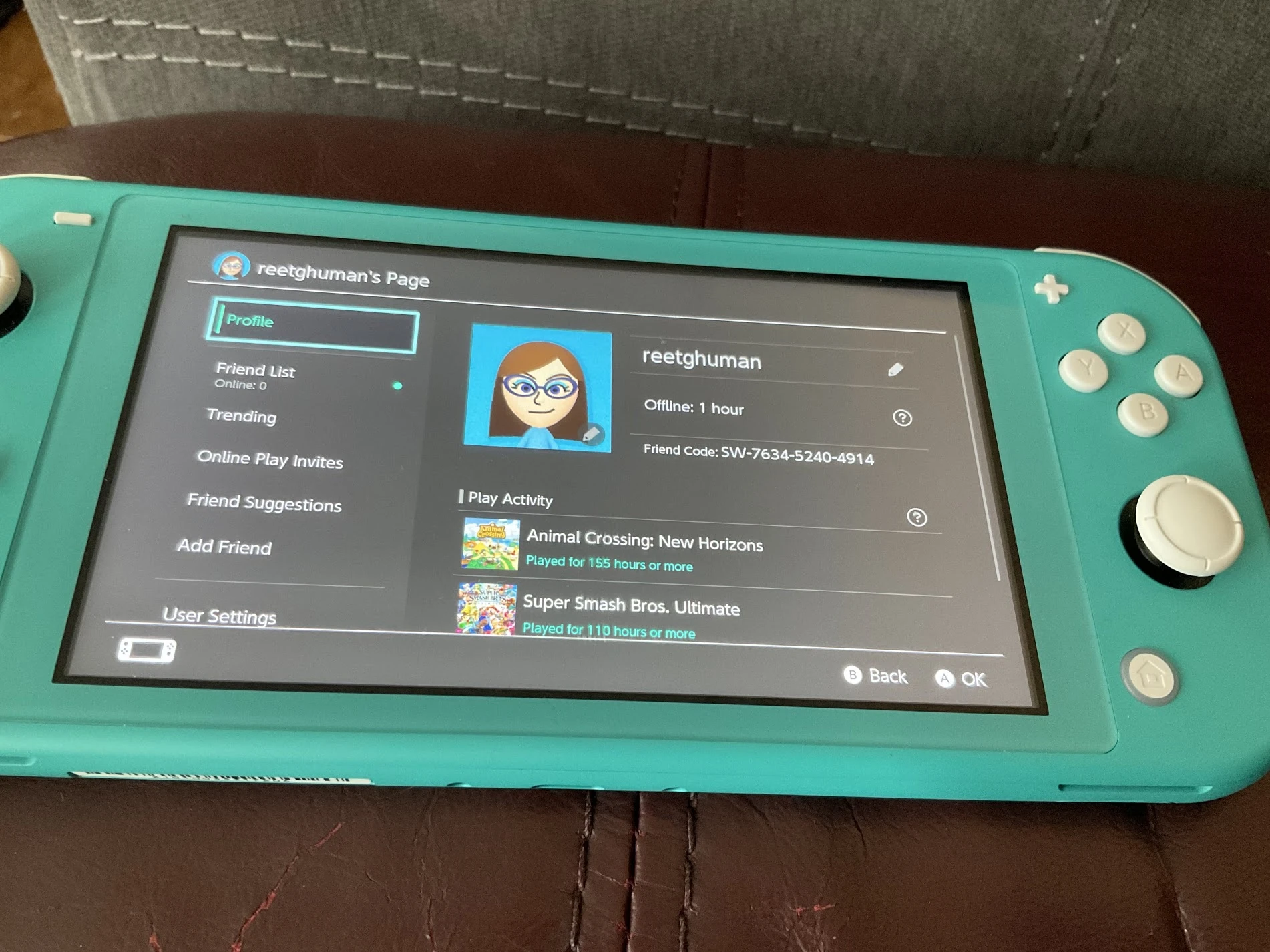 Here is my Nintendo switch friend code | Fandom