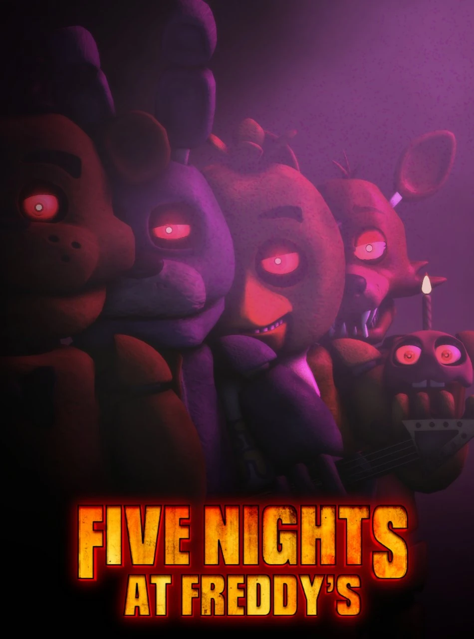The FNaF movie poster but with the Splinks Animatronics | Fandom