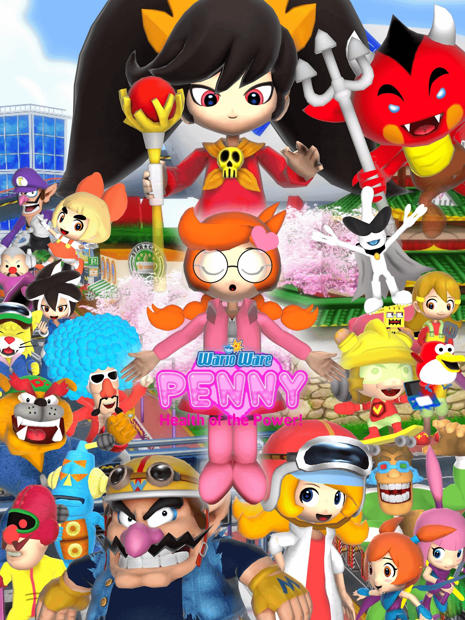 WarioWare: Penny Health of the Power! 3D Fan Artwork | Fandom