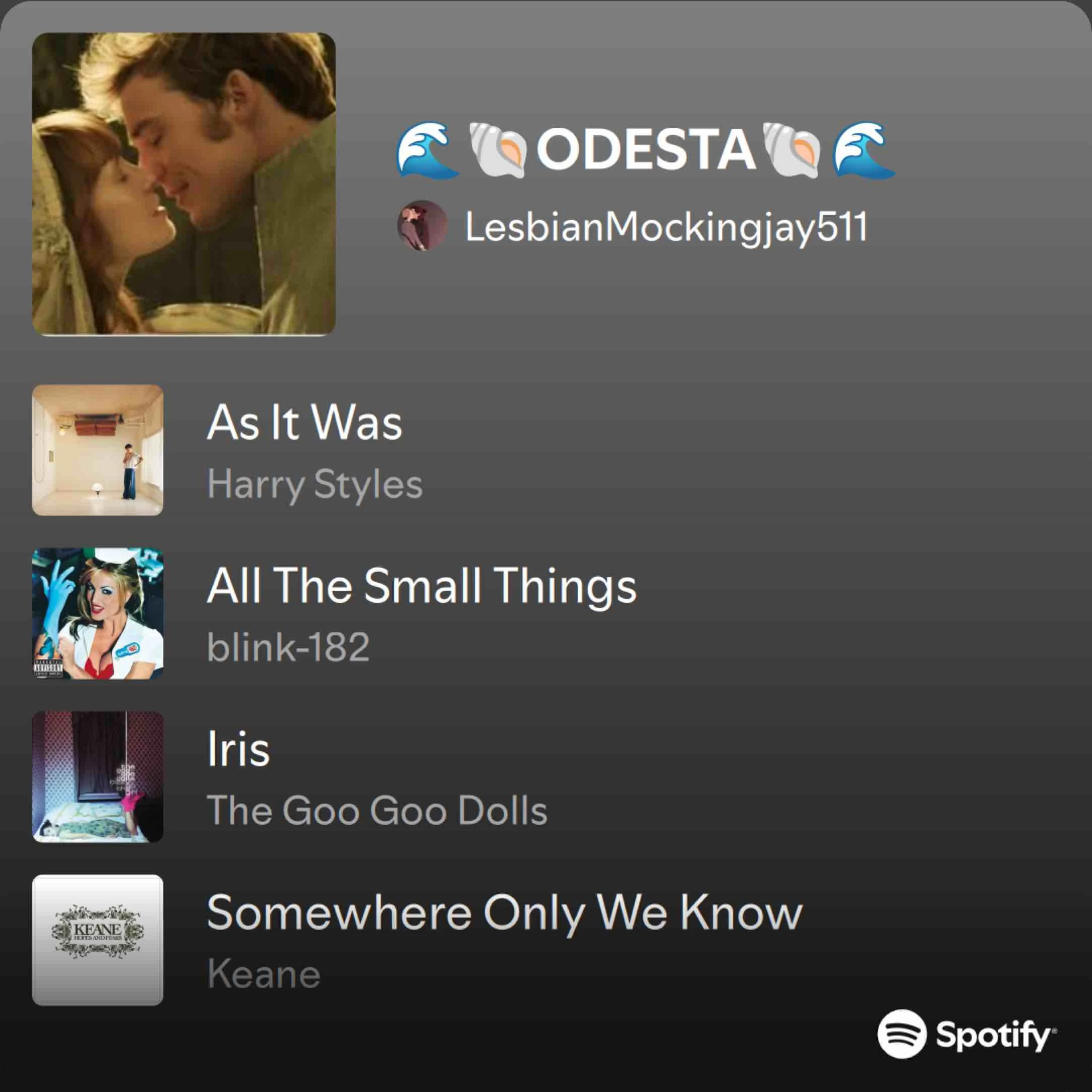 In honor of the New Year and new beginnings, here is my Odesta playlist ...