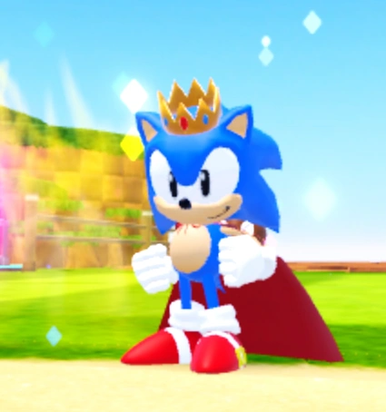 I got classic birthday king sonic in sonic speed simulator! | Fandom