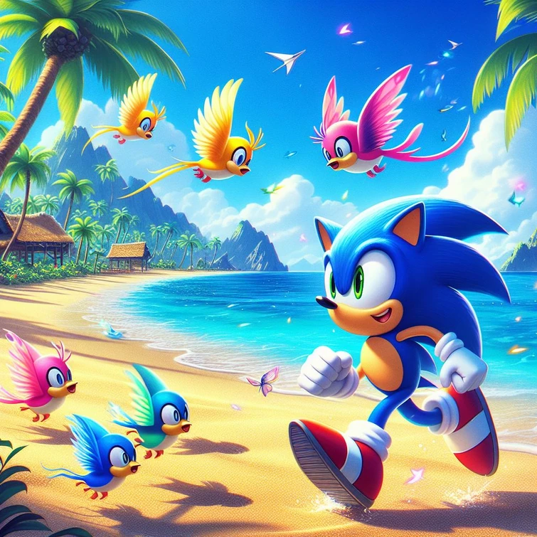 Sonic in Flickies' Island | Fandom