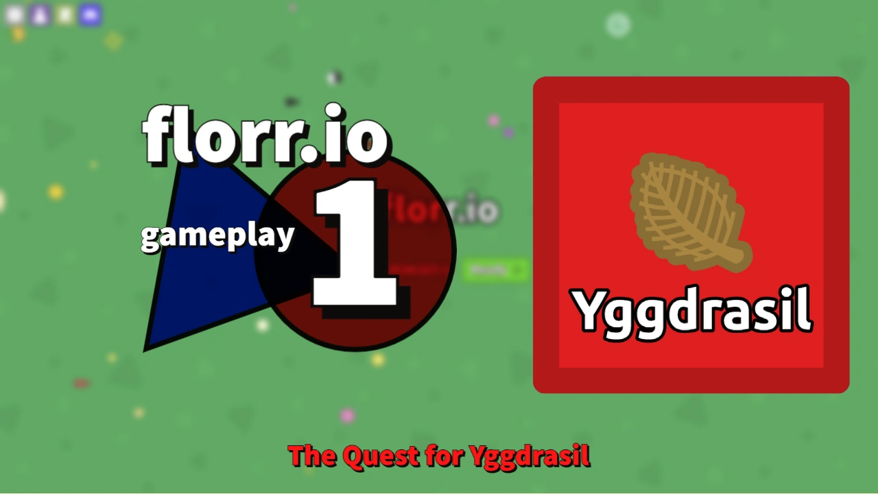 I wanted to make florr content, but I could not. This was a thumbnail ...