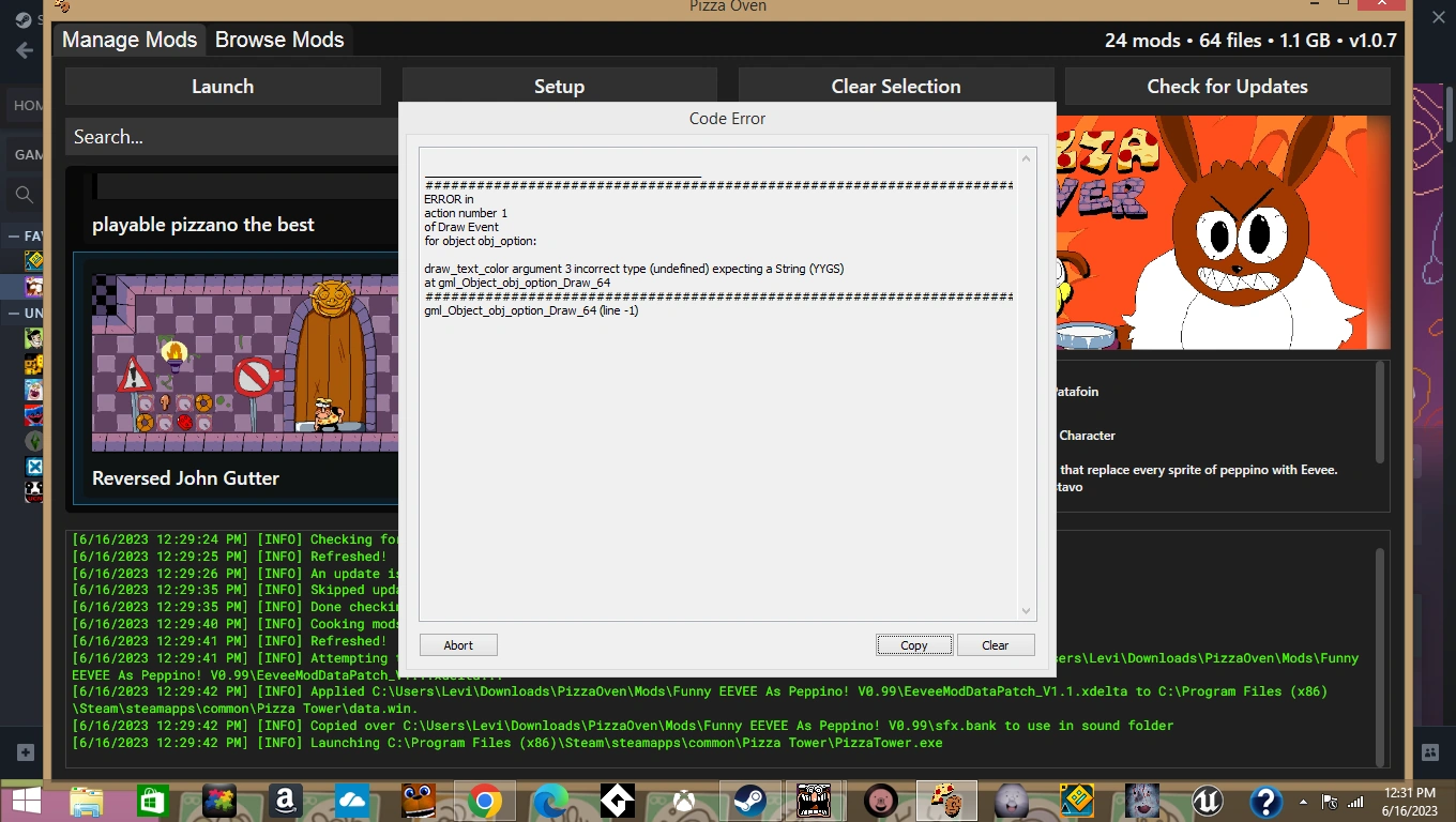 Everytime I try to change any of my settings this pops up, how do I fix it? | Fandom