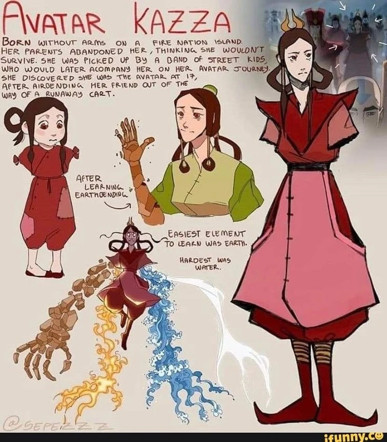 A theory Pin I found on Pinterest about the armless Avatar | Fandom