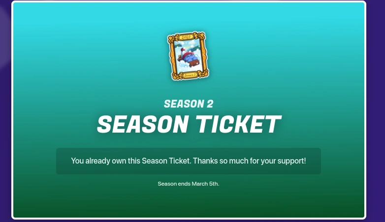 Acquired season ticket! | Fandom