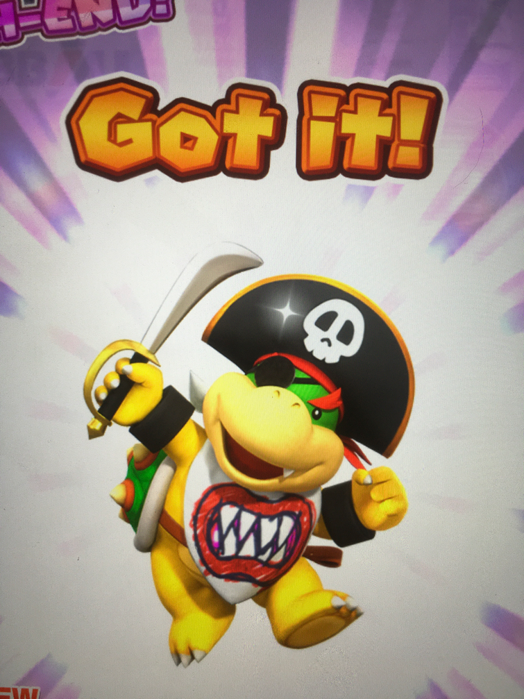 I got pirate bowser jr! | Fandom